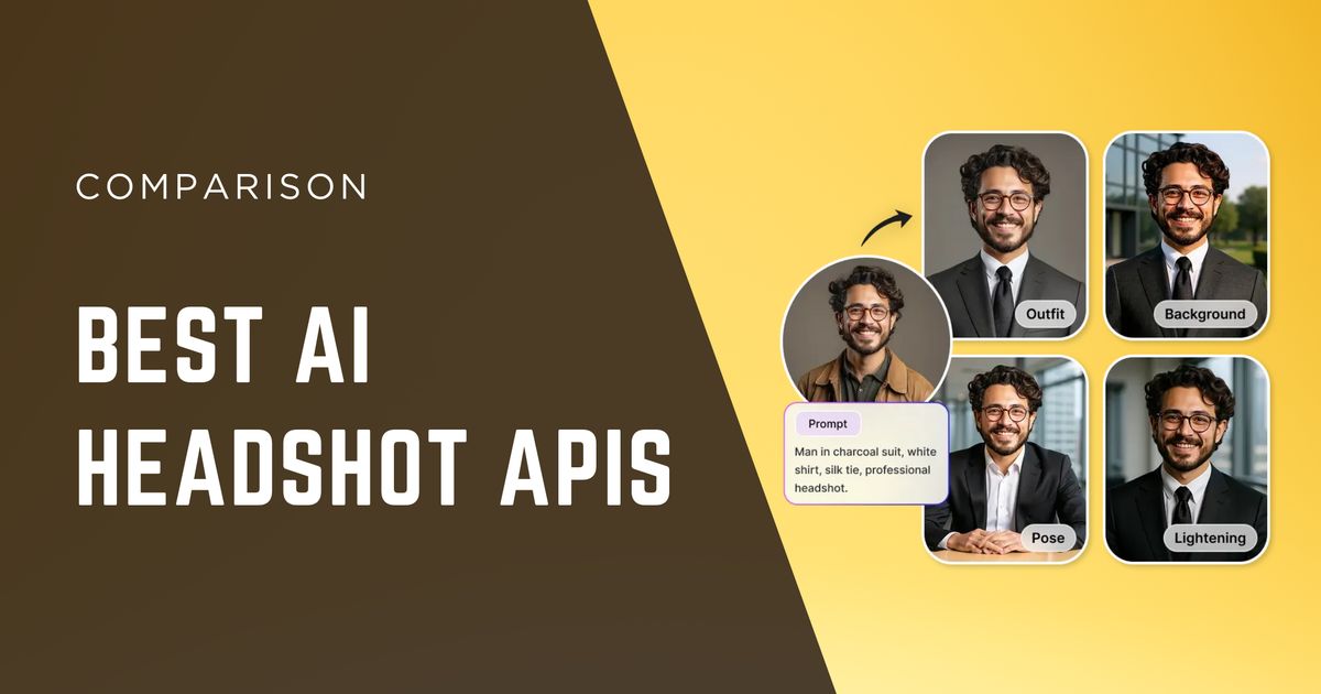5 Best AI Headshot APIs for Developers and Product Teams