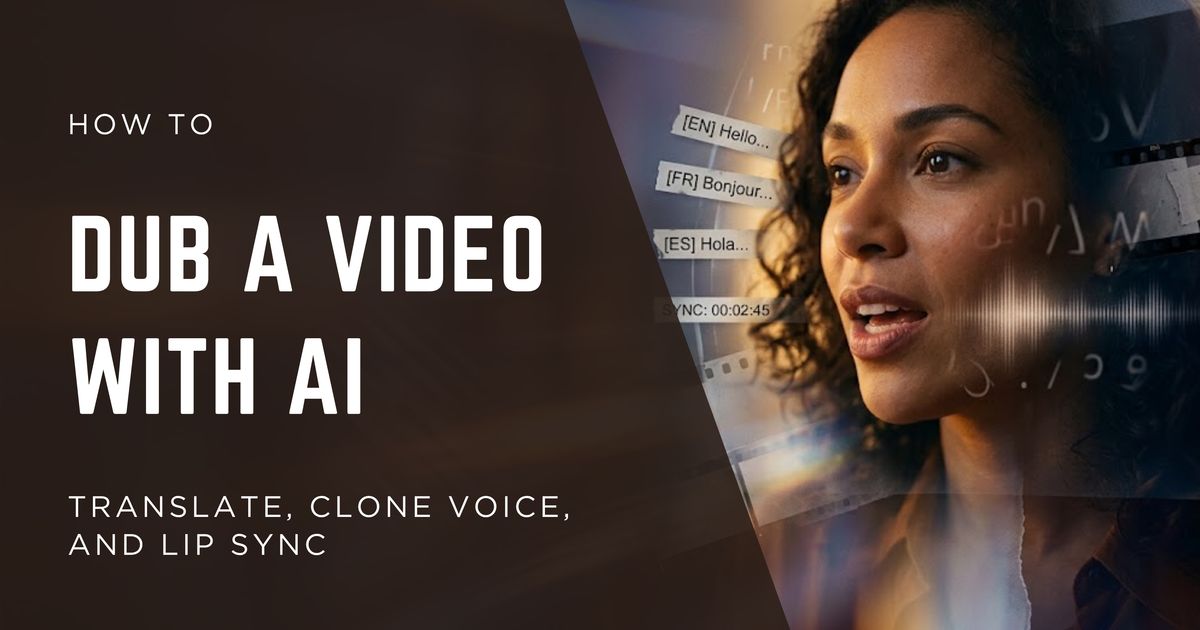 How to Dub a Video With AI (2026): Translate, Clone Voice, and Lip Sync