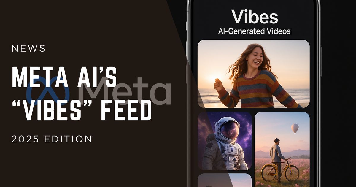 Meta AI’s “Vibes” Feed: A New Frontier for Generative Video