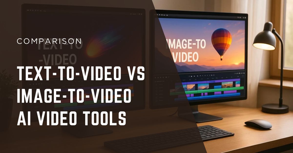 Text-to-Video vs Image-to-Video: How to Choose the Best AI Video Tools ...